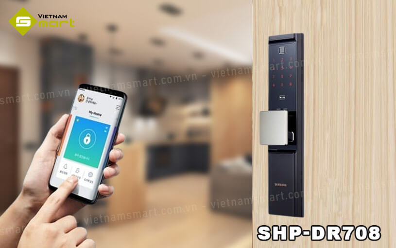 Khóa cửa vân tay SHP-DR708【Giá Rẻ - Free Ship】