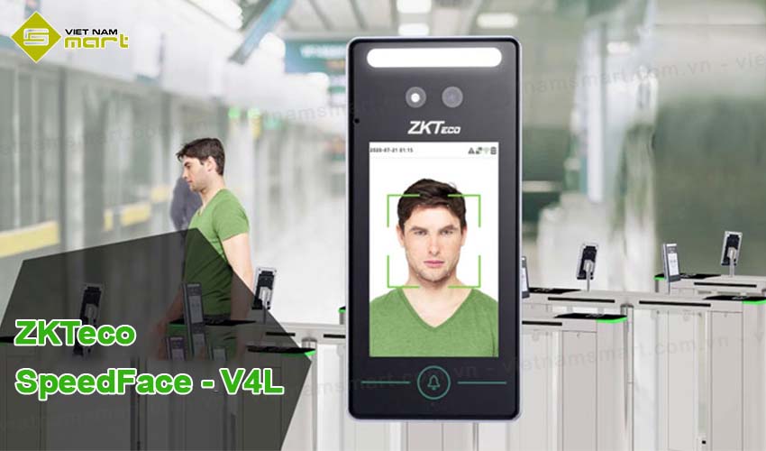 Máy chấm công khuôn mặt ZKTeco SpeedFace-V4L | HOT 2025