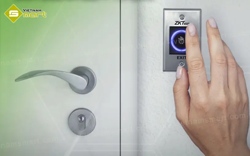 Nút bấm Exit mở cửa cảm ứng ZKTeco TLEB102 ️