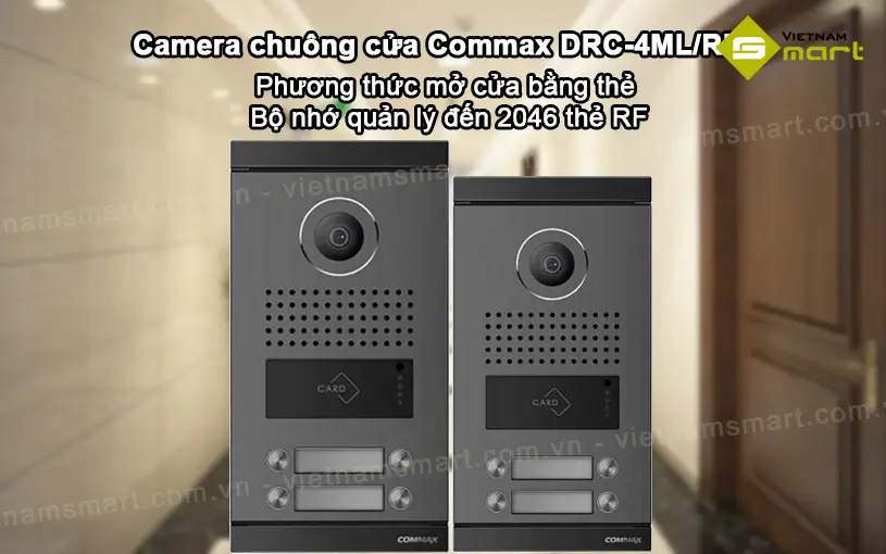 Nút nhấn chuông camera Commax DRC-4ML/RF1 - New ️