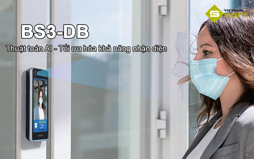 Máy Chấm Công Nhận Diện Khuôn Mặt Suprema BS3-DB ️