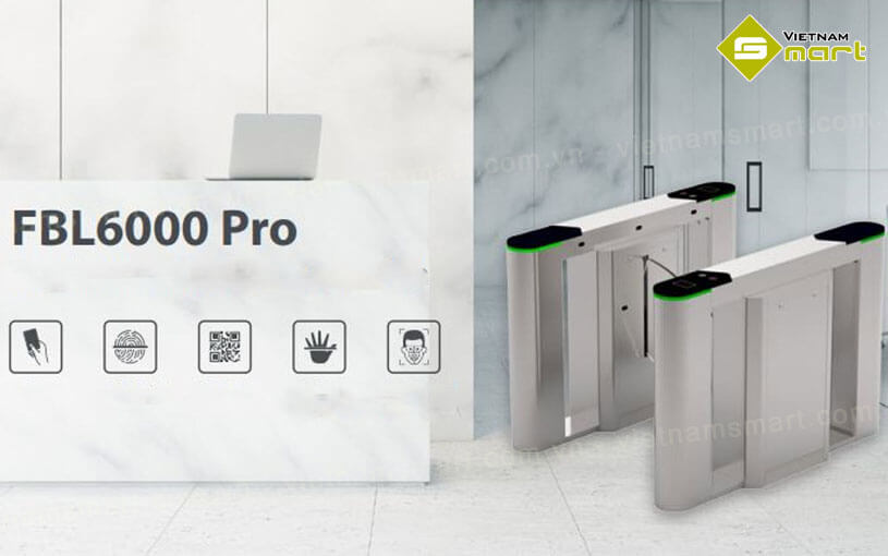 Cổng Flap Barrier ZKTeco FBL6000 Pro - Chính hãng