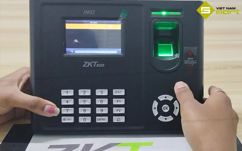 Máy chấm công vân tay ZKTeco IN02 đời mới nhất | Giá rẻ ️