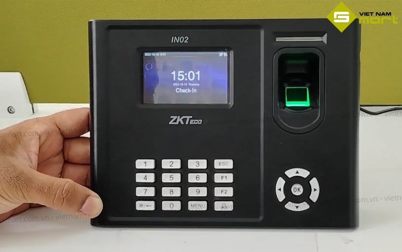 Máy chấm công vân tay ZKTeco IN02 đời mới nhất | Giá rẻ ️