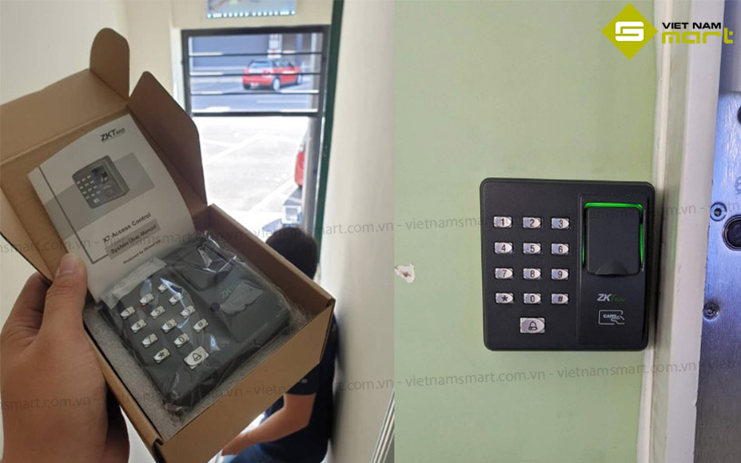 Máy chấm công vân tay ZKTeco X7 - VietnamSmart ️