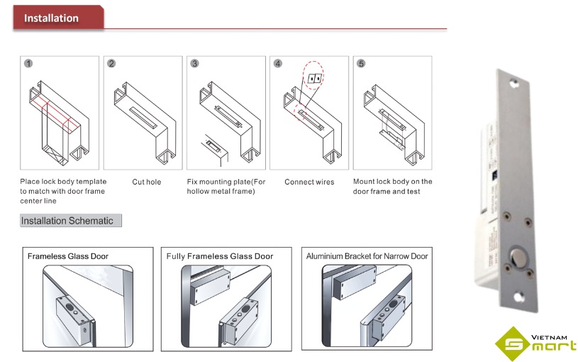 DS-K4T100 | Khóa chốt điện từ giá rẻ số 1️⃣ ️