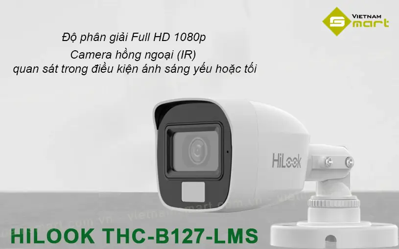 Camera an ninh ngoài trời HiLook THC-B127-LMS ️