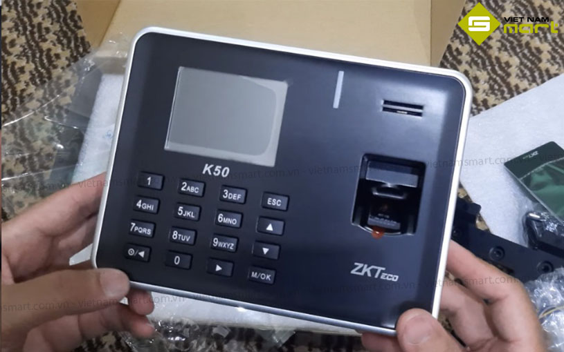 Máy chấm công vân tay ZKTeco K50 chính hãng ️