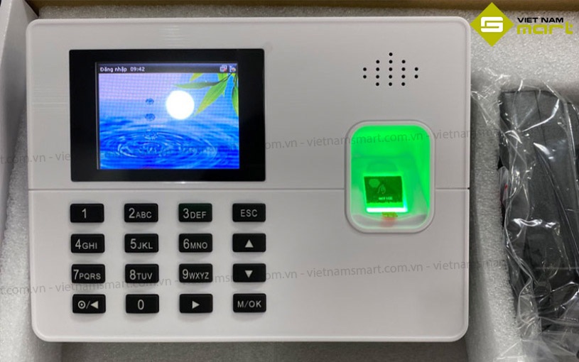 Máy chấm công vân tay ZKTeco K60 nhập khẩu SALE T12 ️