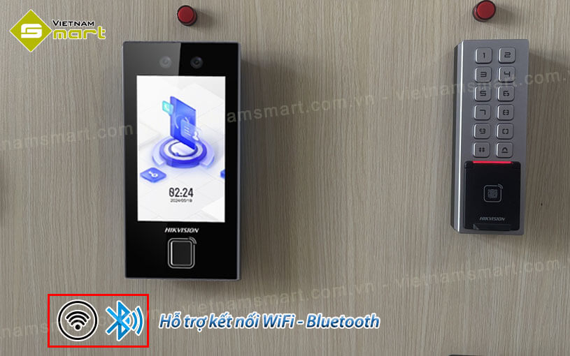 Máy chấm công khuôn mặt Hikvision DS-K1T344MBFWX-E1 ️