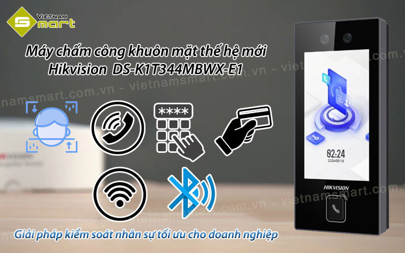 DS-K1T344MBWX-E1 | Máy chấm công giá rẻ số 1️⃣ ️
