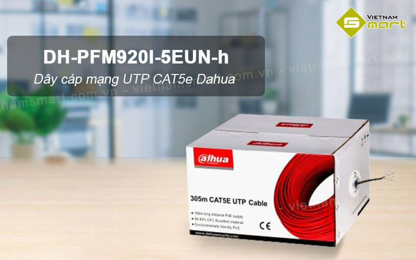 Dây cáp mạng UTP CAT5e Dahua DH-PFM920I-5EUN-h (CAT5e - 305m) ️