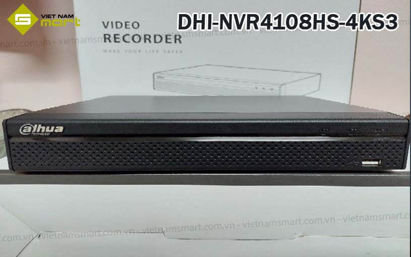 Đầu ghi hình IP 8 kênh Dahua DHI-NVR4108HS-4KS3 ️
