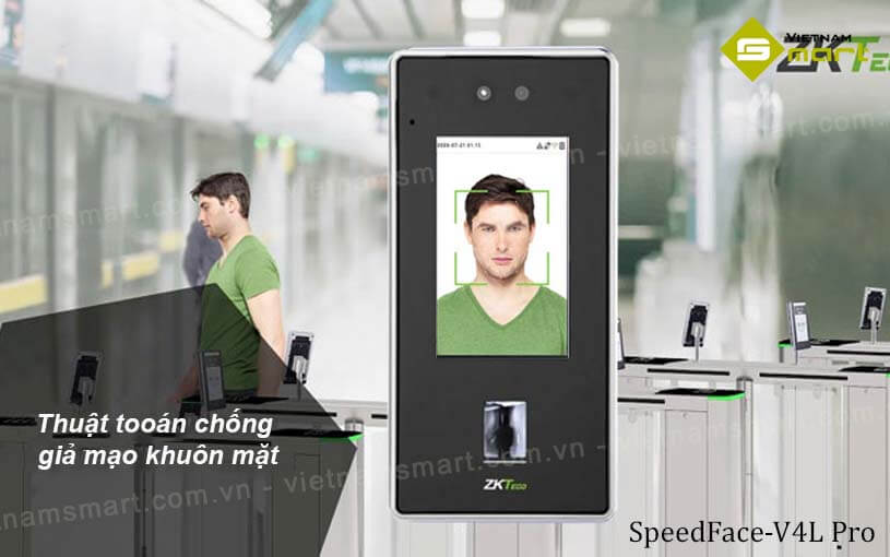 Máy chấm công khuôn mặt ZKTeco SpeedFace-V4L Pro ️