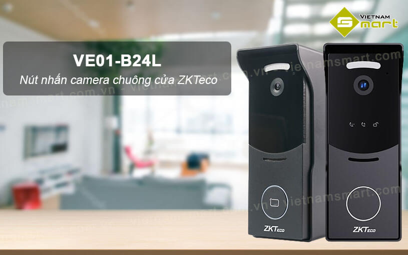 Nút nhấn camera chuông cửa ZKTeco VE01-B24L | Giá rẻ ️