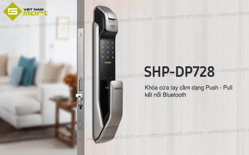 Khóa vân tay Samsung SHP-DP728 Bạc - VietnamSmart ️