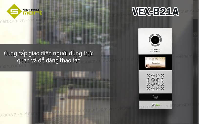 Nút nhấn camera chuông cửa ZKTeco VEX-B21A - VNS ️