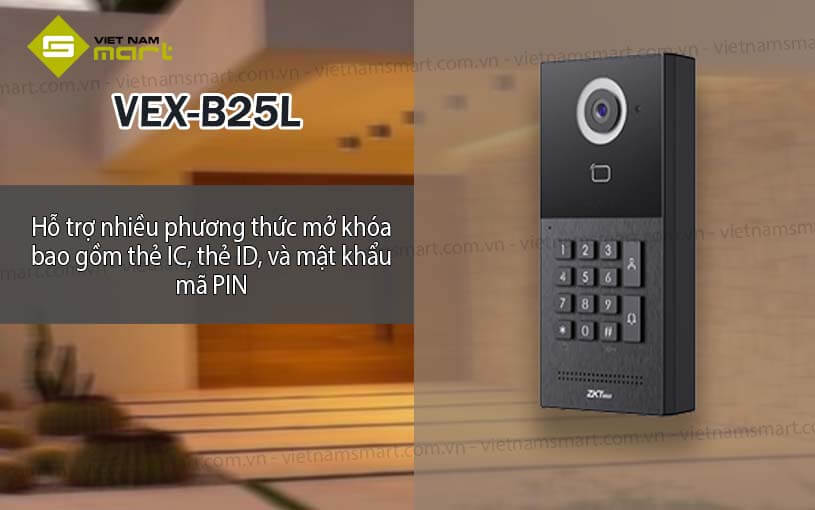 Nút nhấn camera chuông cửa ZKTeco VEX-B25L - VietnamSmart